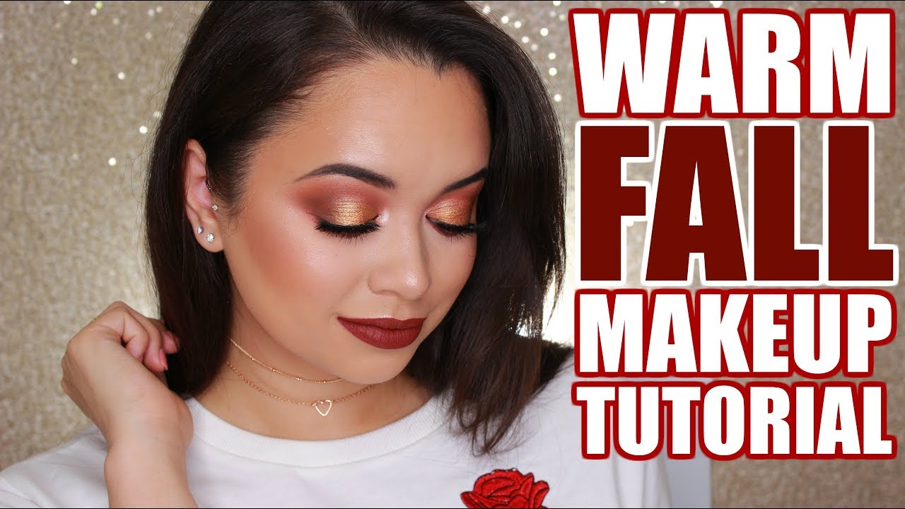 (ANOTHER) WARM FALL MAKEUP TUTORIAL! - YouTube