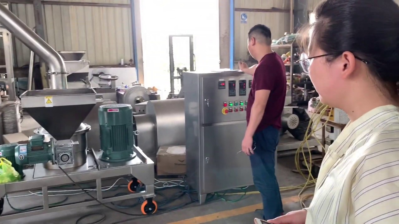 Sugar powder making machine- sales009@brightsail-asia.com - YouTube
