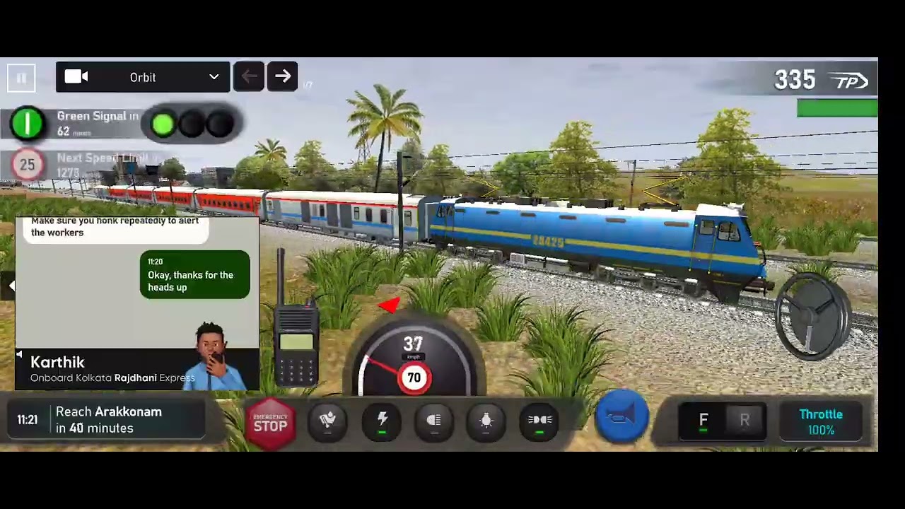 indian train simulator wag 7 - YouTube