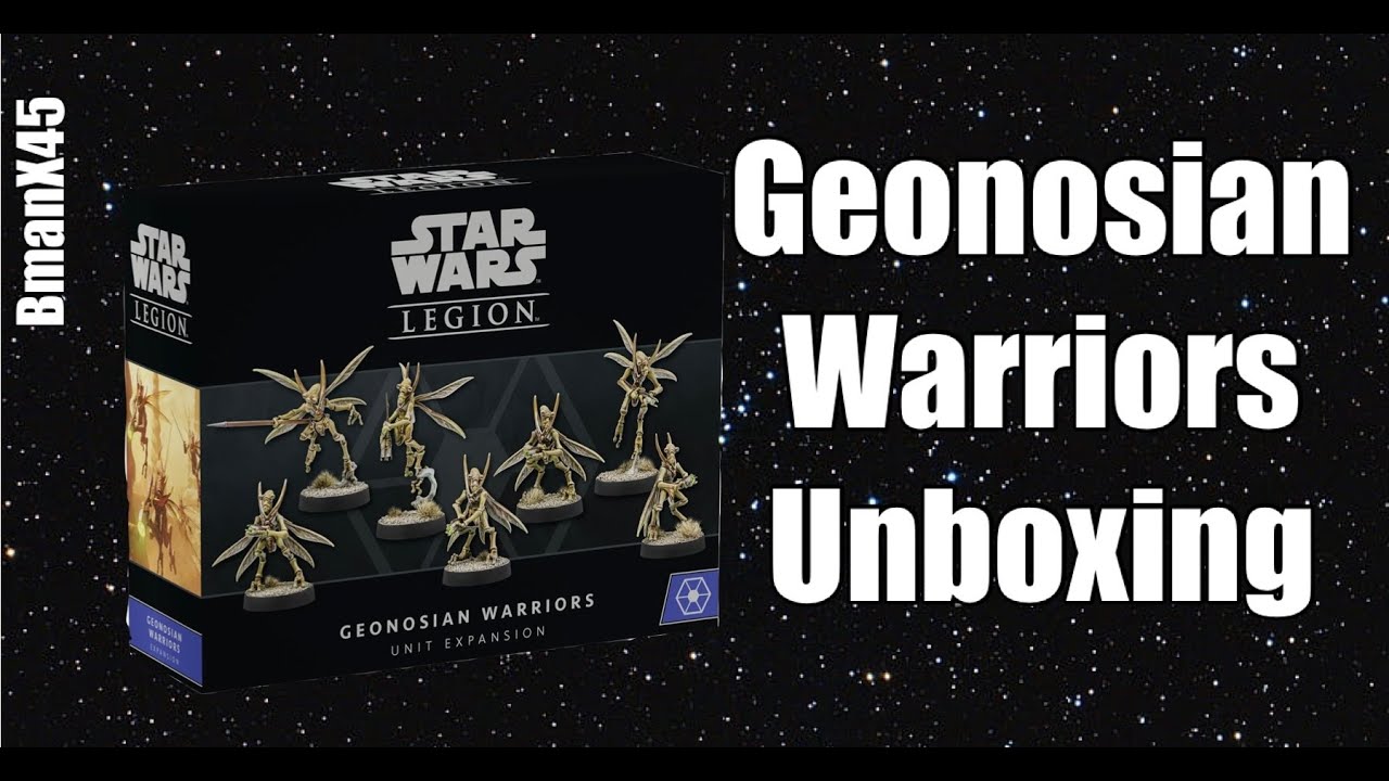 Star Wars Legion: Geonosian Warriors Unit Expansion Unboxing - YouTube