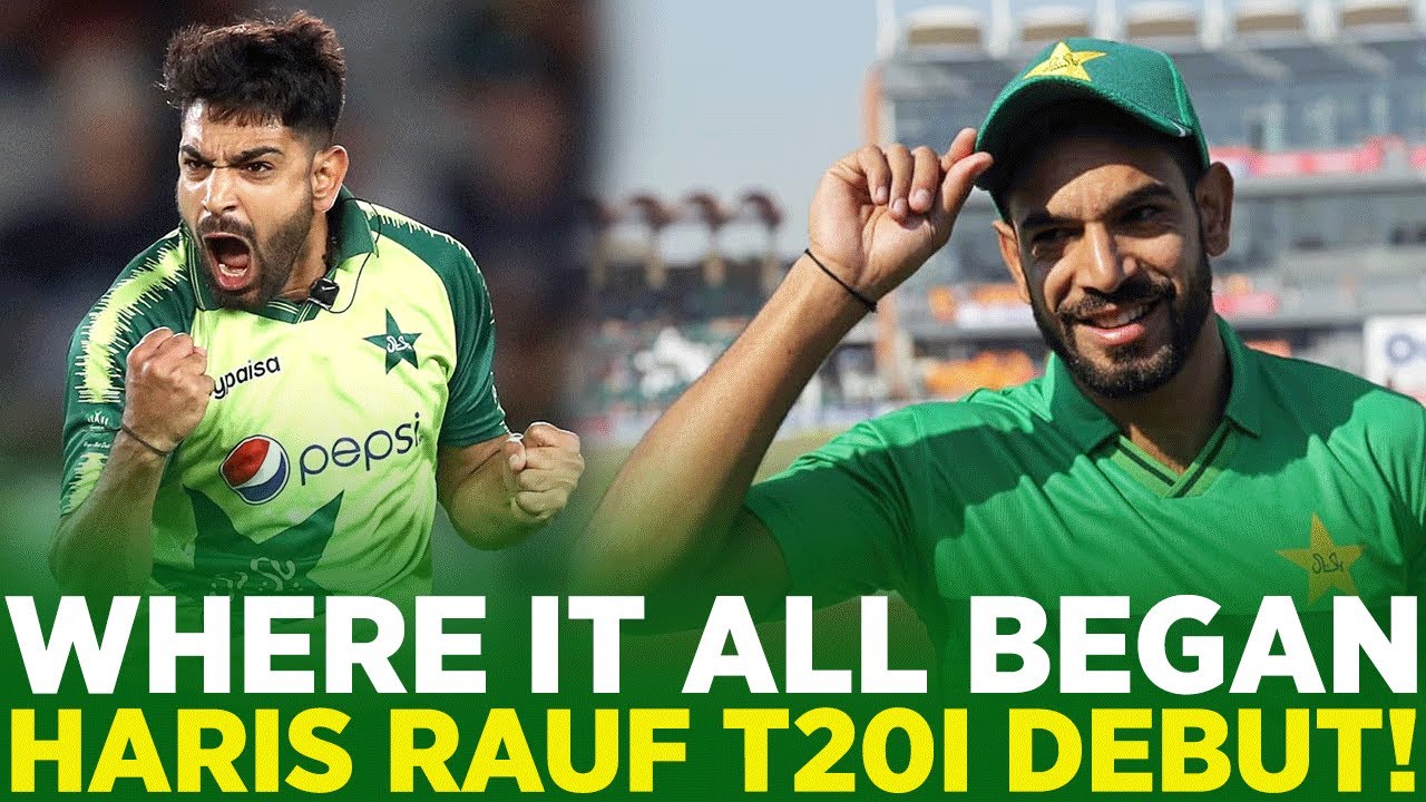 Haris Rauf Destructive T20I International Debut | PCB | M2D2L - YouTube