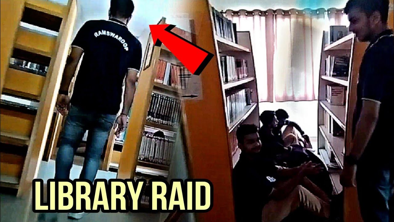 Faculty caught us in library 😢 LIBRARY में सोते हुए पकडे गए // SRMU ...