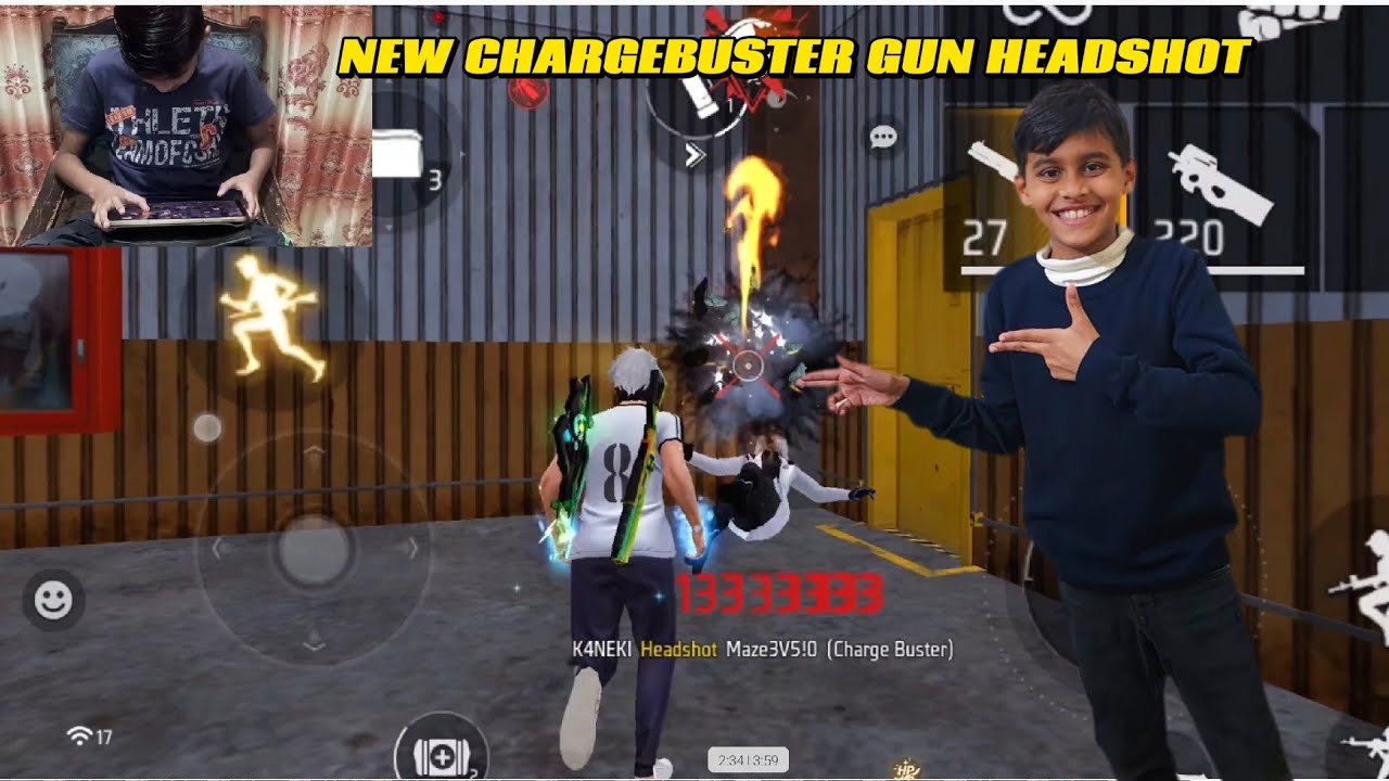 Charge Buster Headshot Mastery in Lone Wolf 🔥💥 | Free Fire OP Kill ...