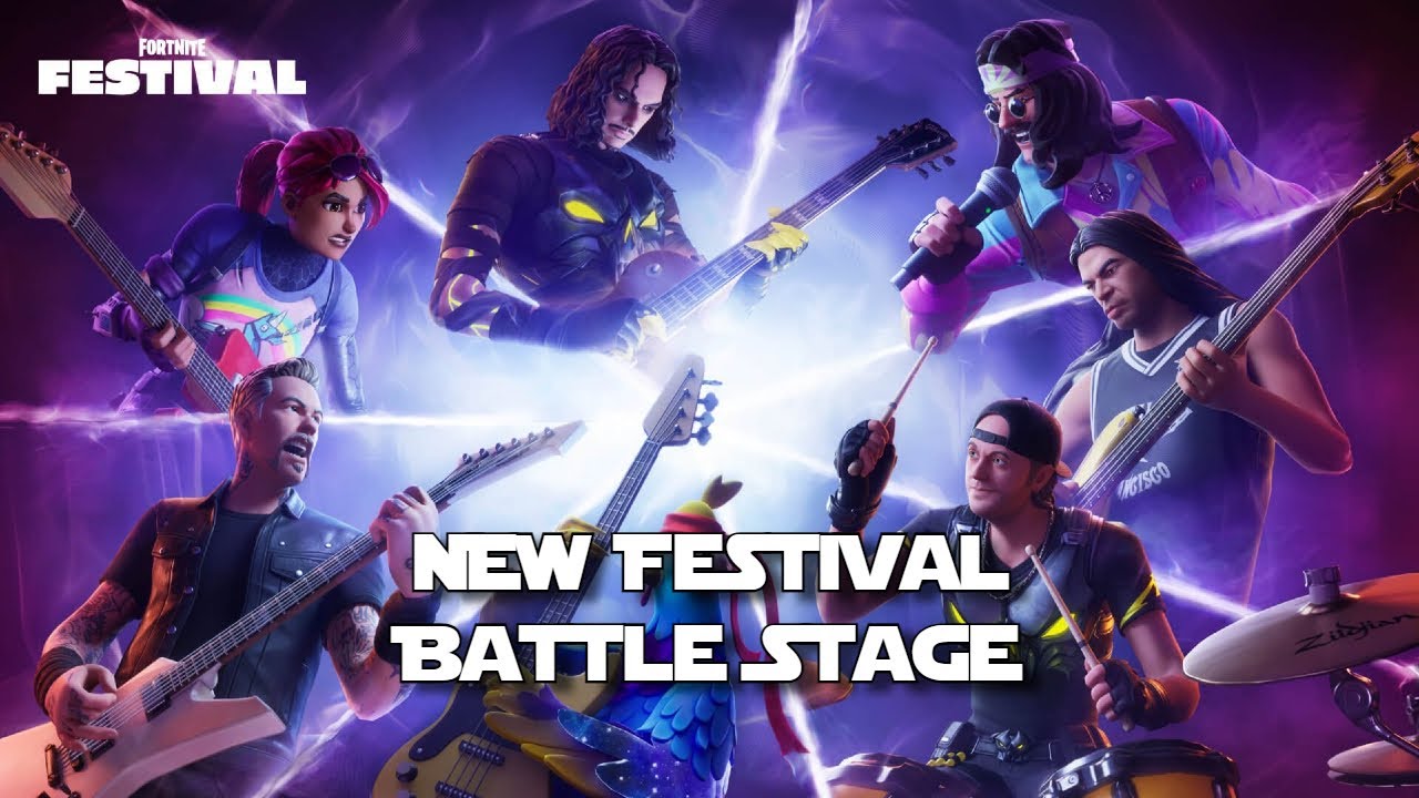 Playing The NEW Fortnite Festival Battle Stage! - YouTube