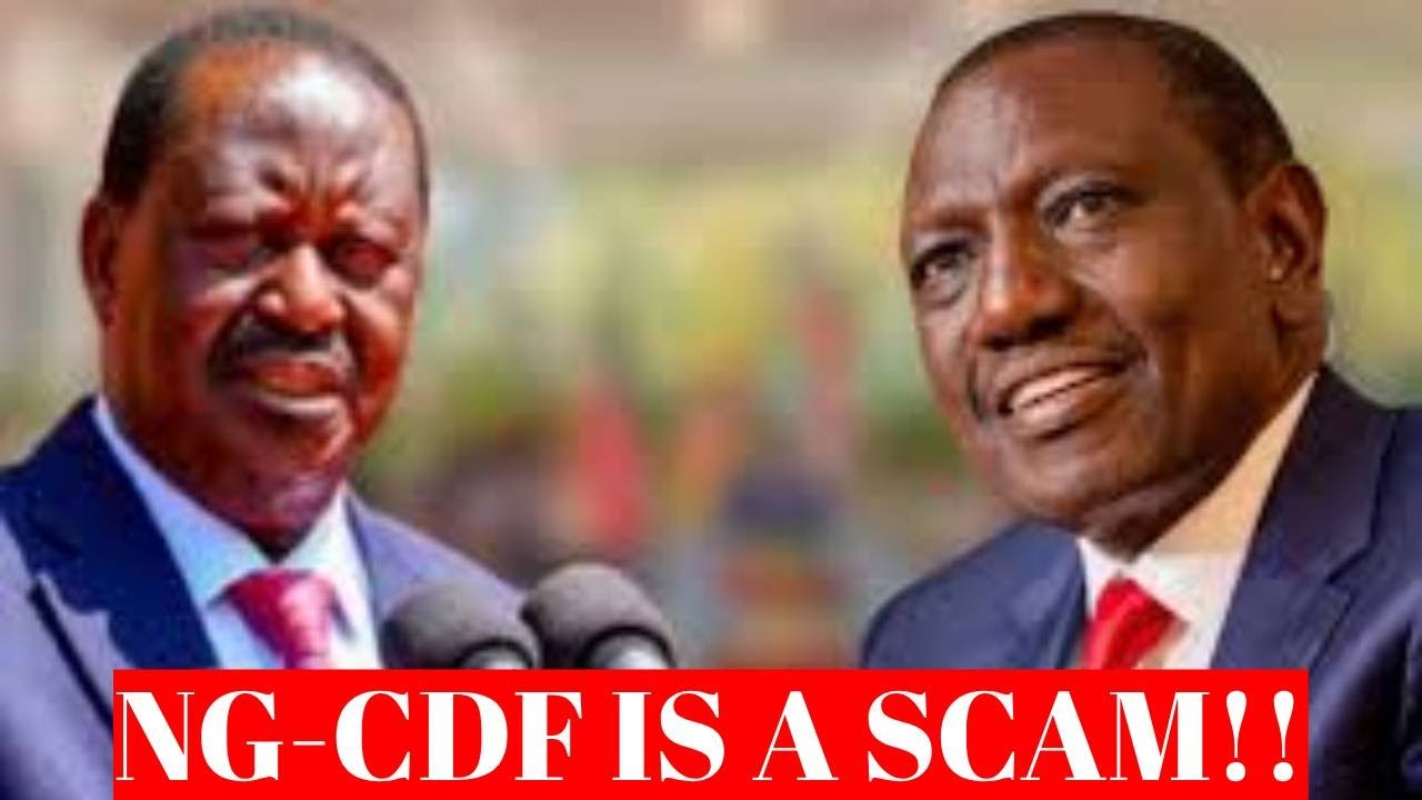 PANIC IN PARLIAMET!RAILA DERIVERS BURNING SPEECH OVER NG-CDF! - YouTube