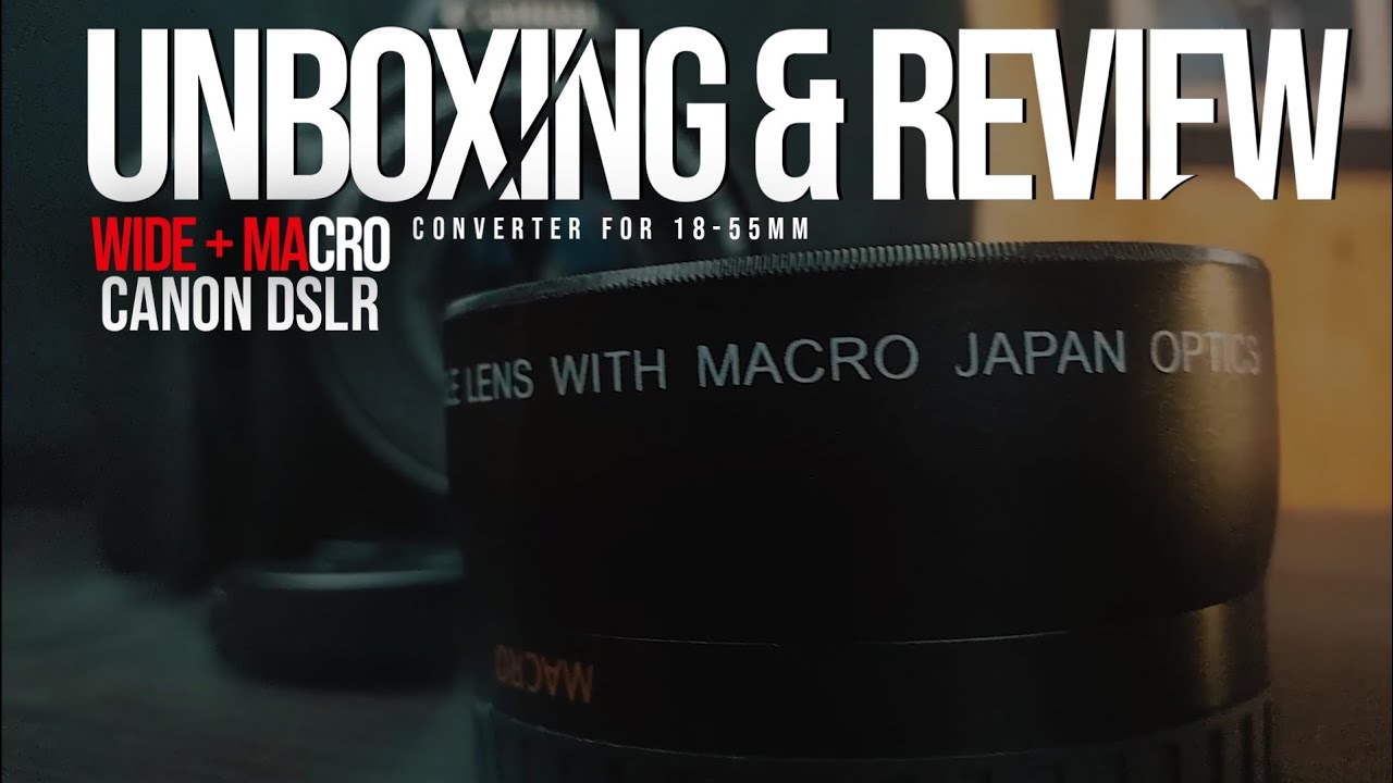 Unboxing & Review Lensa Wide Macro 100rb-an | Wide with Kit 18-55mm ...