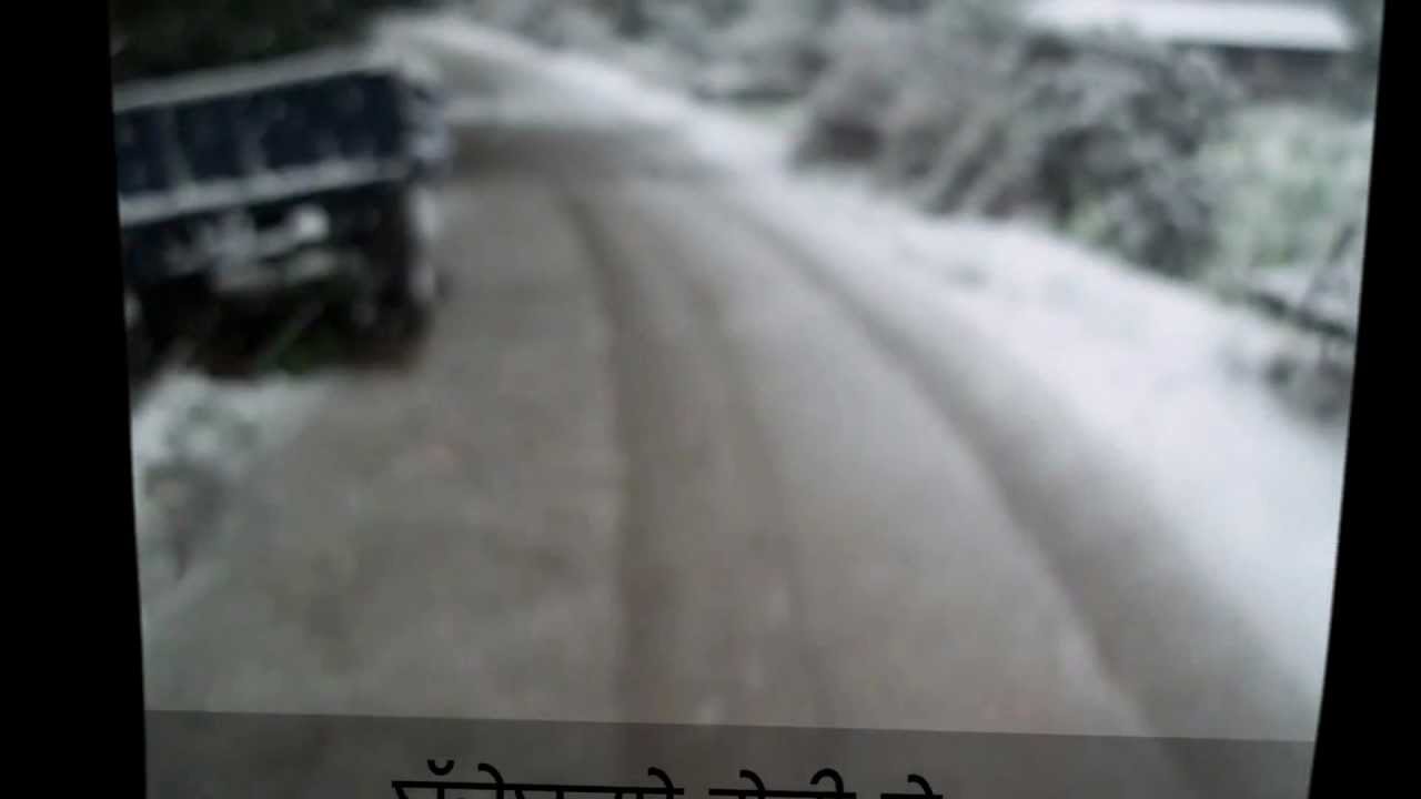 Snowfall In Punjab Regions - YouTube