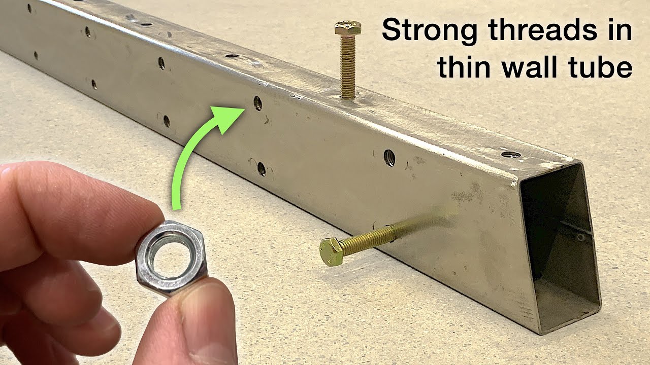 Welding Nuts To The Inside Of Steel Tube YouTube Welding Nuts To The Inside Of Steel Tube YouTube