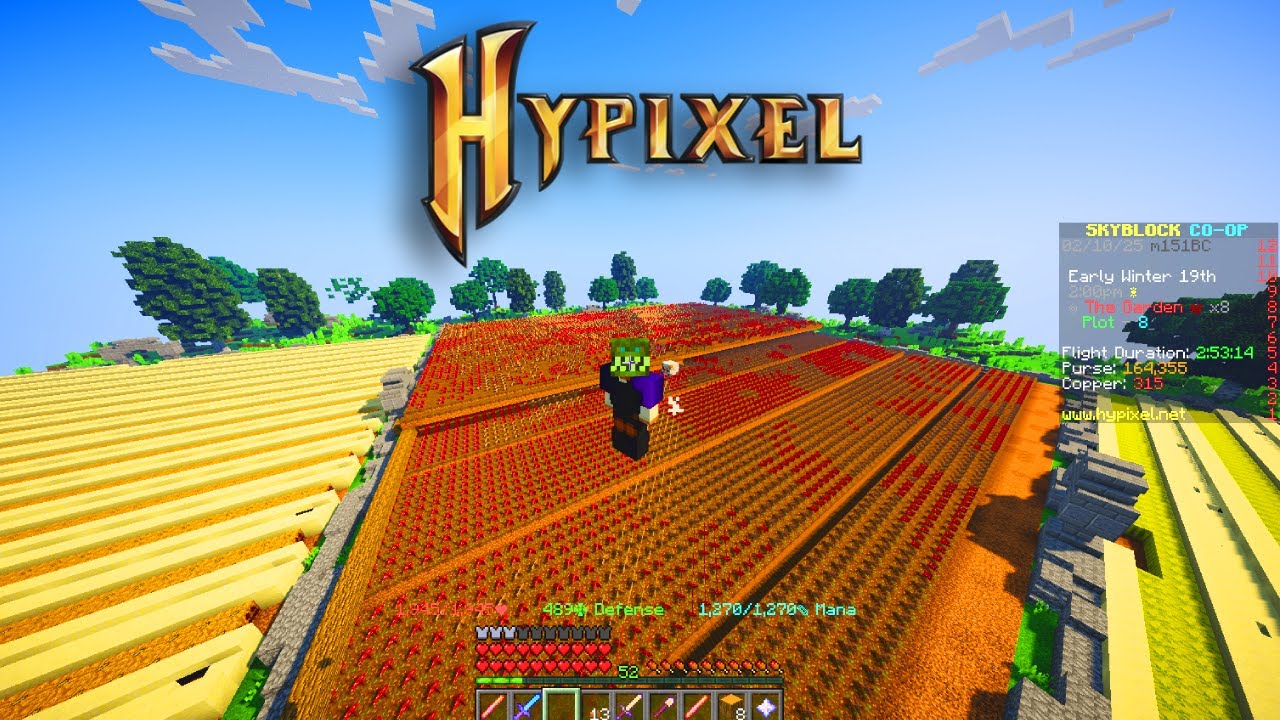 Mushroom Farm Is The MOST PROFITABLE Farm In Hypixel Garden Right Now ...
