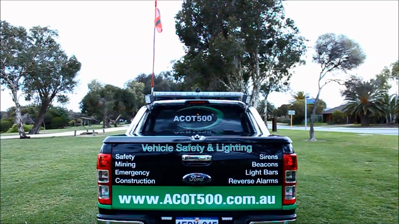 Acot500 Vehicle Lighting Demonstration - YouTube