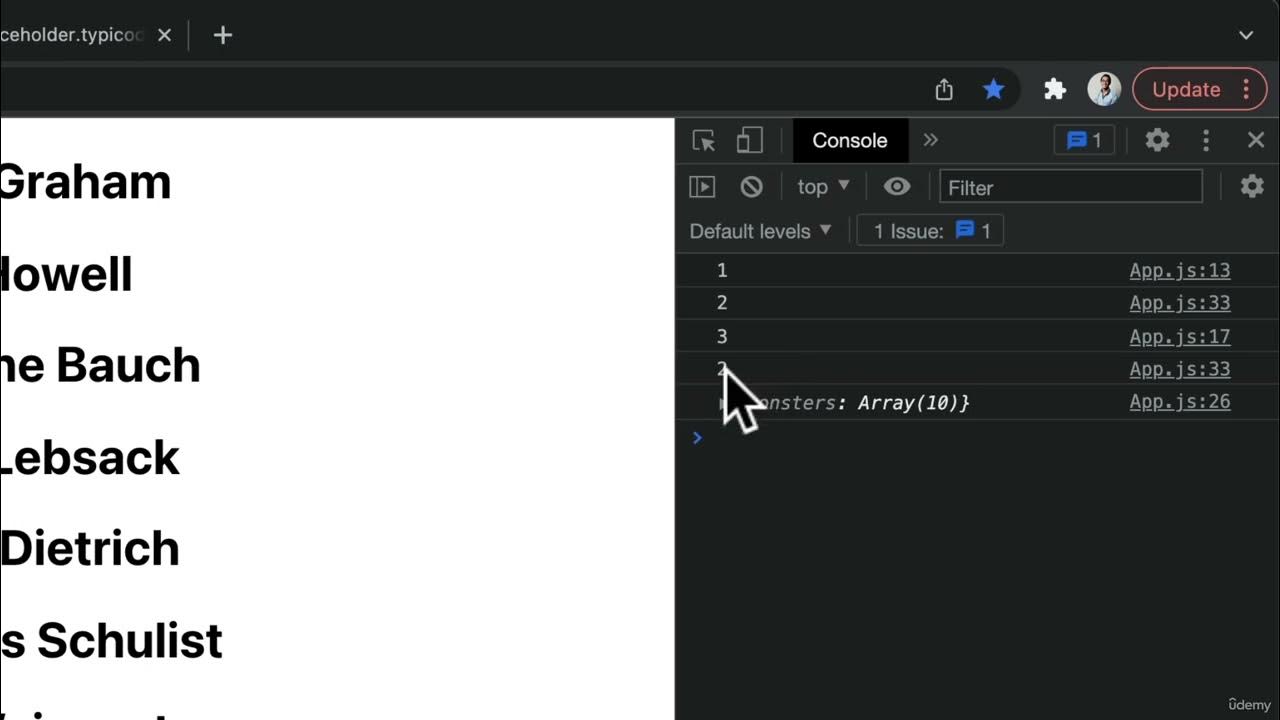 03 React Basics - 024 Monsters Rolodex Renders & Re renders in React - YouTube
