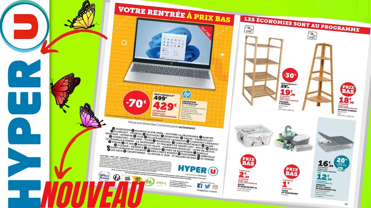 catalogue HYPER U du 13 août au 8 septembre 2024 ⚠️ Arrivage - FRANCE ...