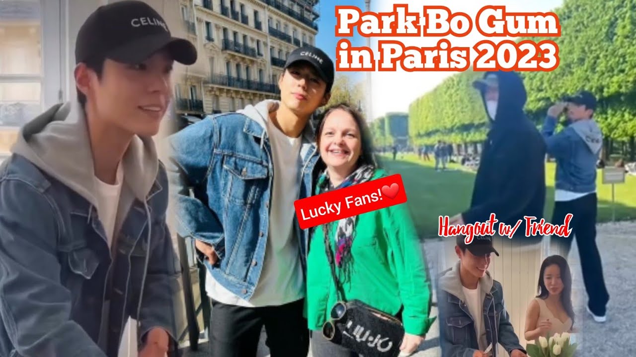 Lucky Fans‼️Meet on The Street & take Photos with Bogum 🥰 #parkbogum #musicbankparis2023 - YouTube