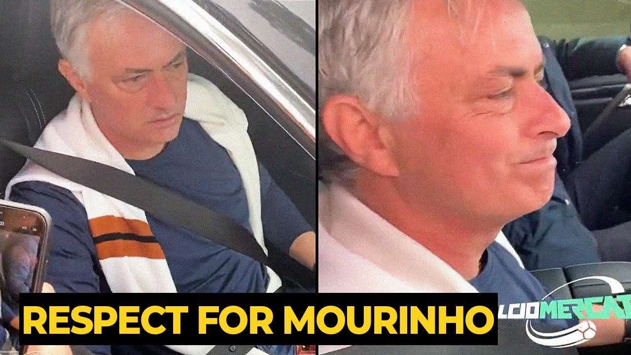 Former United manager Jose Mourinho seen crying after SACKED by AS Roma ...