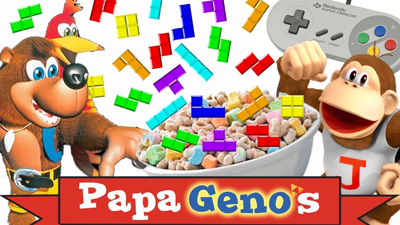 (FAKE) Tetris Cereal LEAK - PapaGenos - YouTube