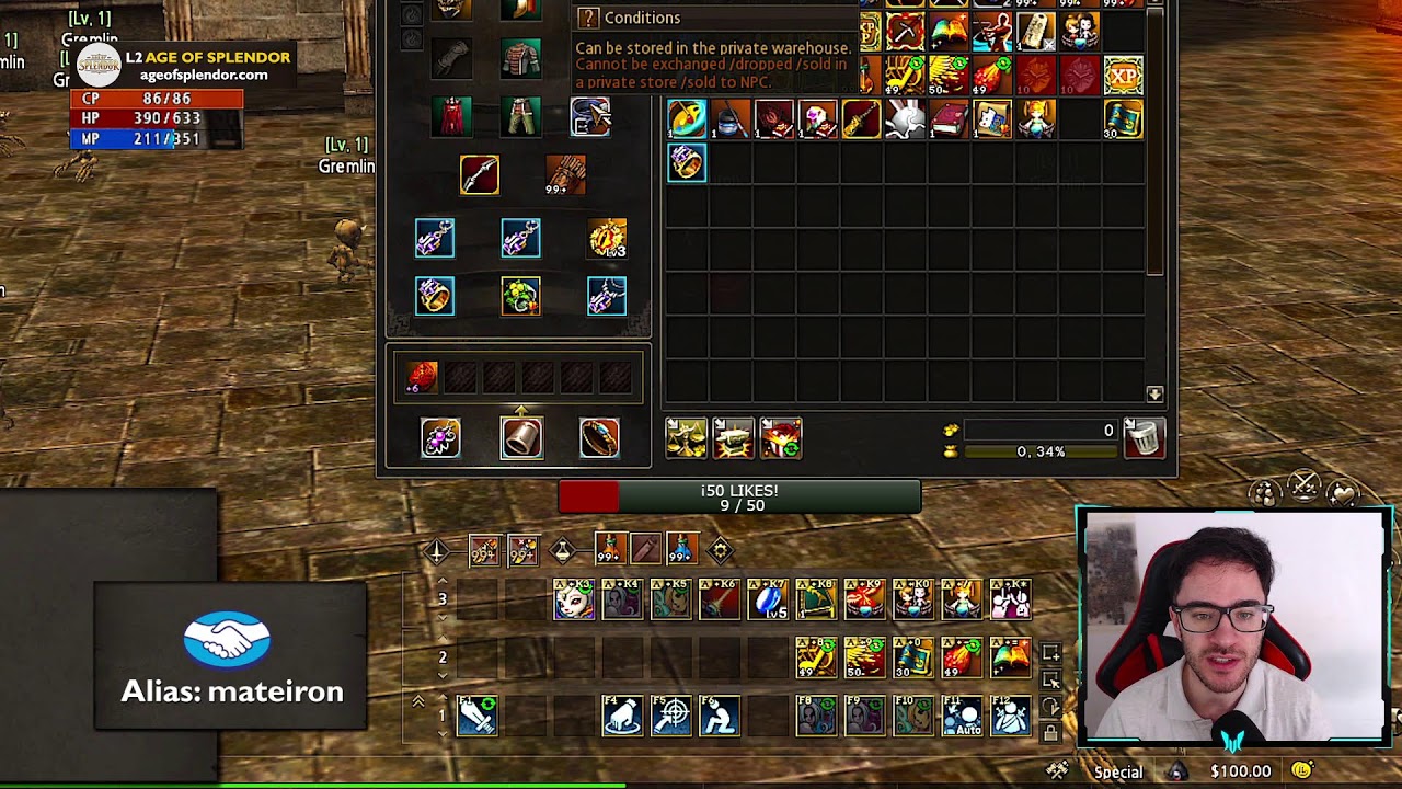 L2 AGE OF SPLENDOR - 13 DE JUNIO 2025 - !aoe | 🔴 MATEIRON EN VIVO - YouTube