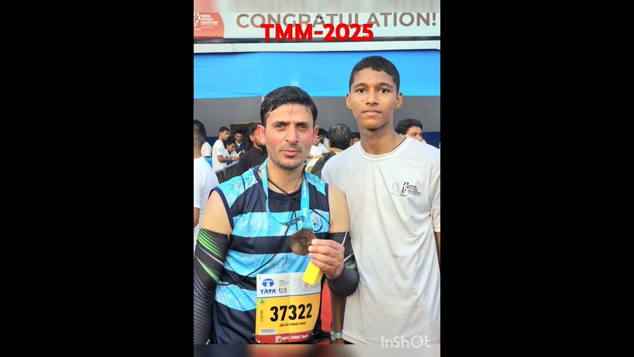 Alhamdulillah complete 21k. Tata Mumbai Marathon-2025 - YouTube