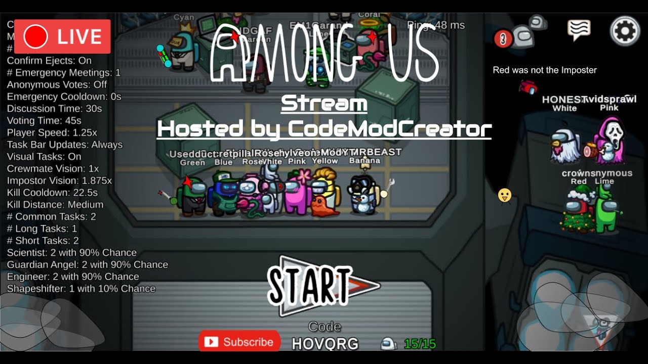 Among Us - TOH-EN + MGM - Playing with Viewers - YouTube
