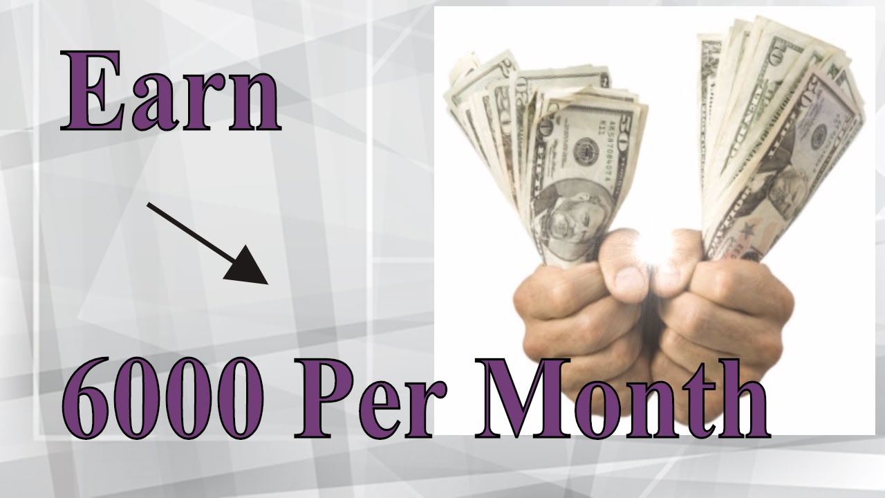 How to Earn 6000-7000 per month Online with easy Trick - YouTube
