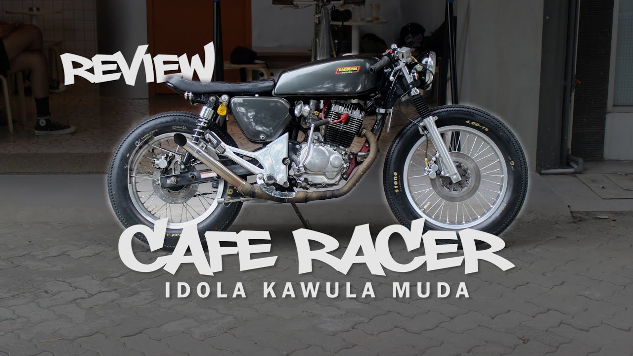 Cafe Racer Honda GL 200 Bad Boris #otosans - YouTube
