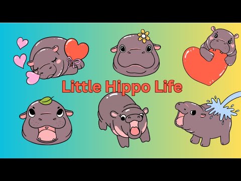 Little Hippo Life -Song for Kids -Karaoke- Nursery Rhymes | Happy ...