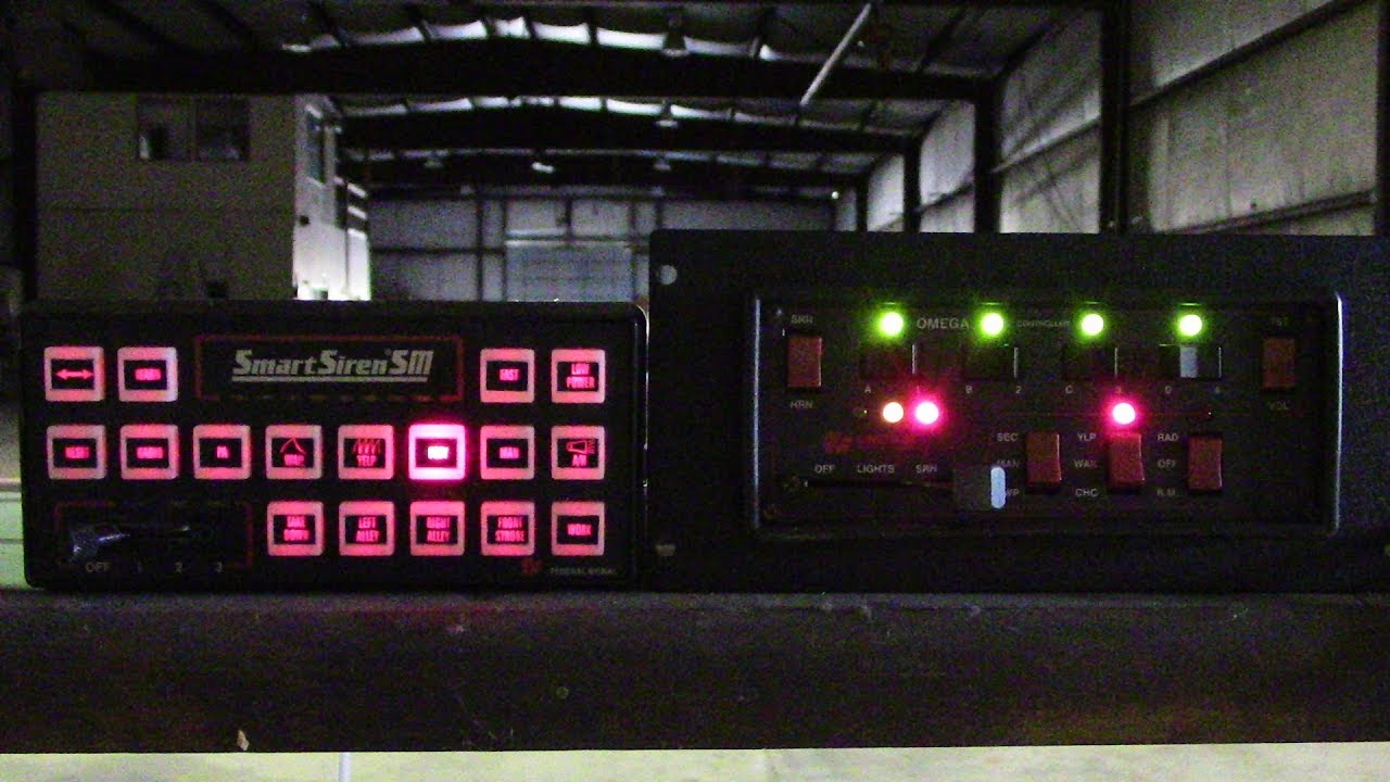 Federal Signal Smart Siren and Omega 90 (Heli Hanger) - YouTube