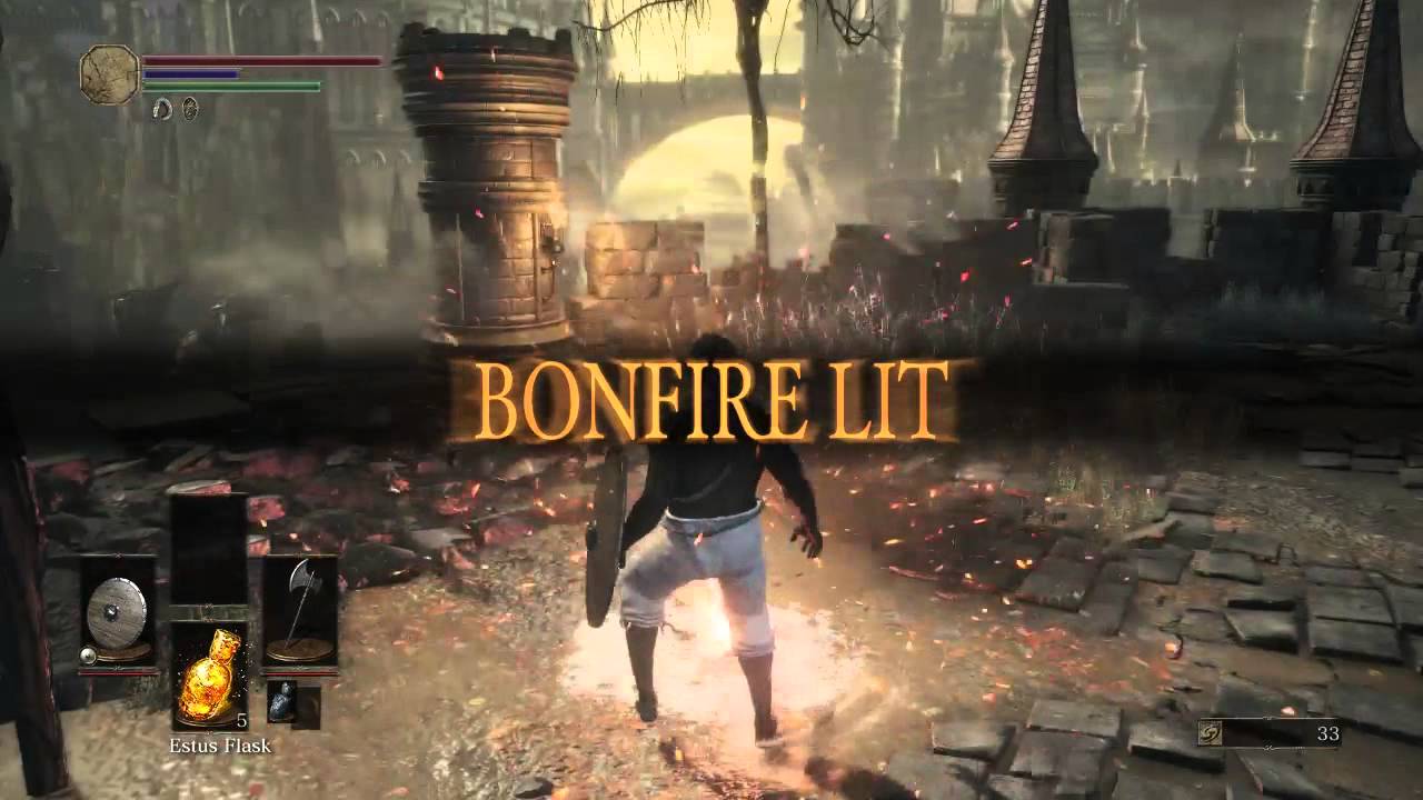 Dark souls 3 intro with strength (Part 2) - YouTube