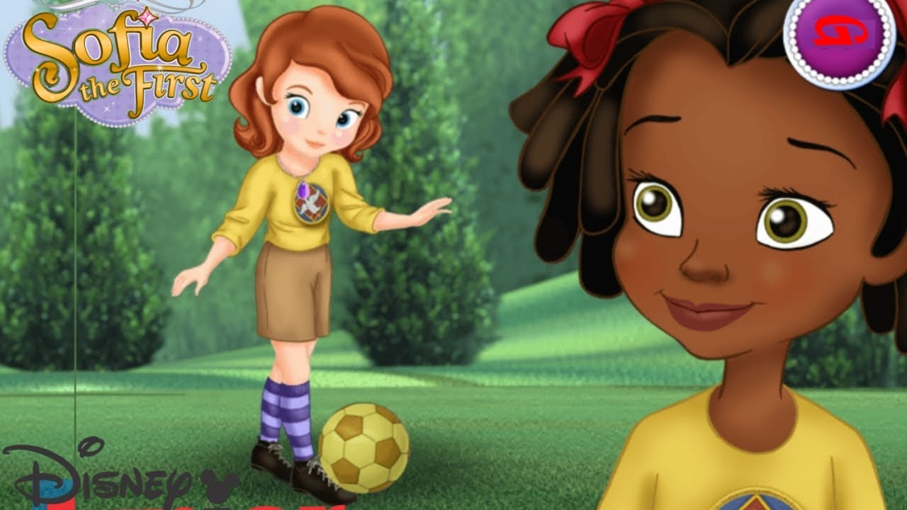 Sofia the First | A Day at Royal Prep | Sofia plays soccer | Disney Jr ...