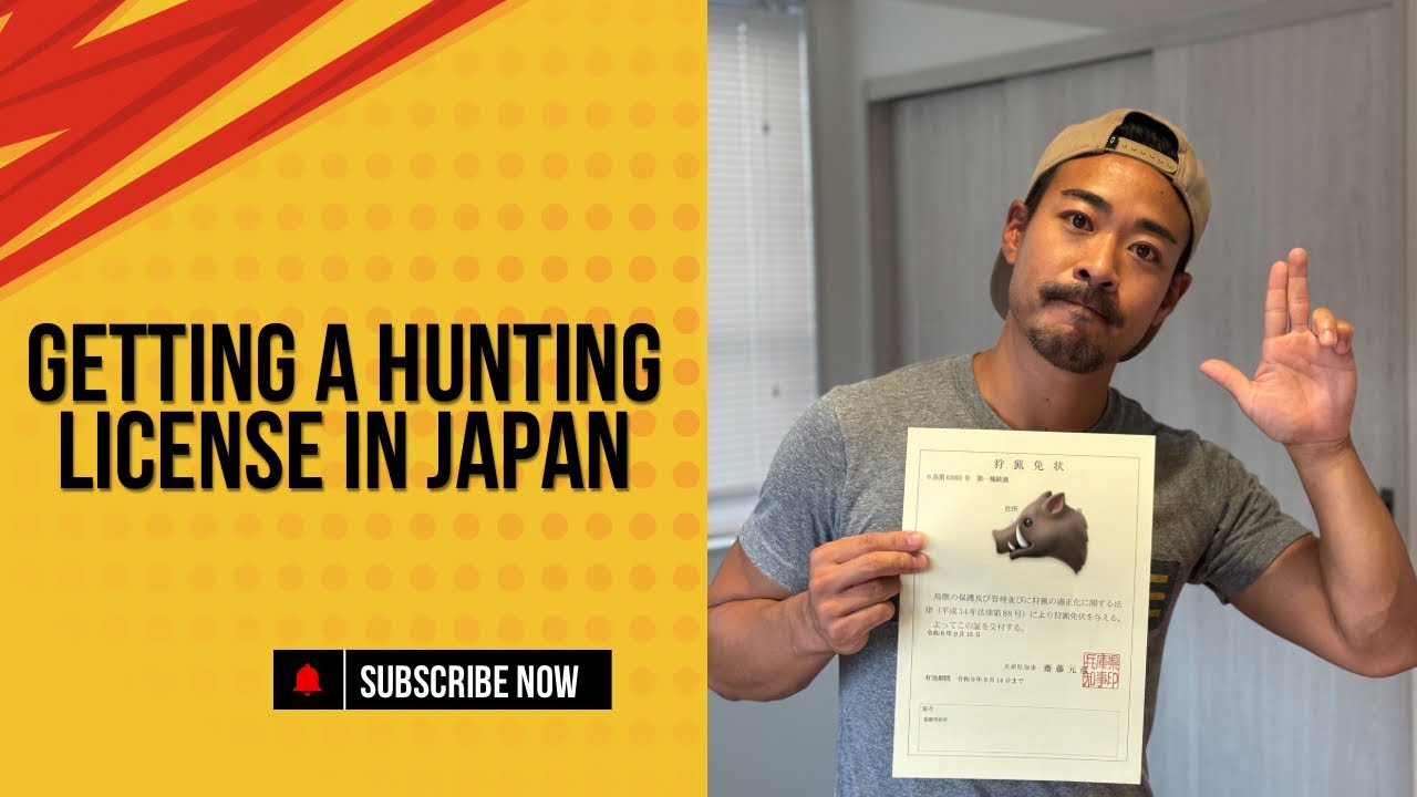 Getting a hunting license in Japan - YouTube