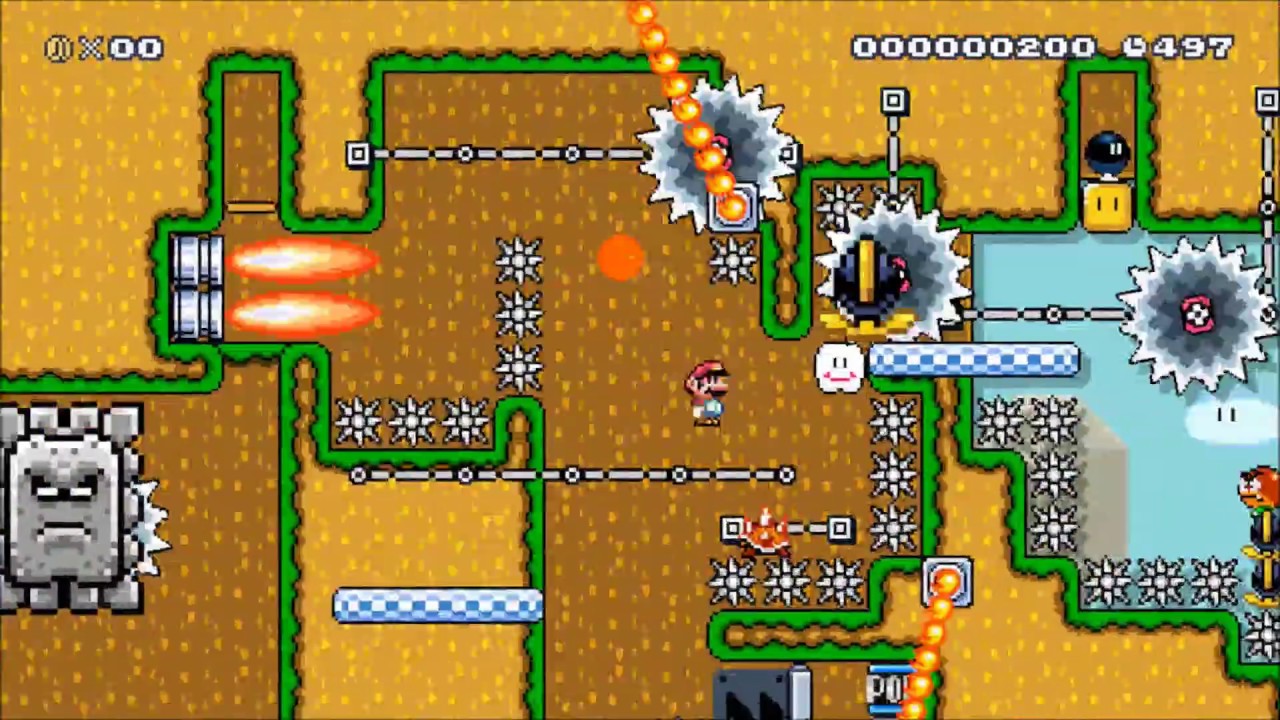 Super Mario Maker | T-Break: Checkpoint Edition By Super Dave - YouTube
