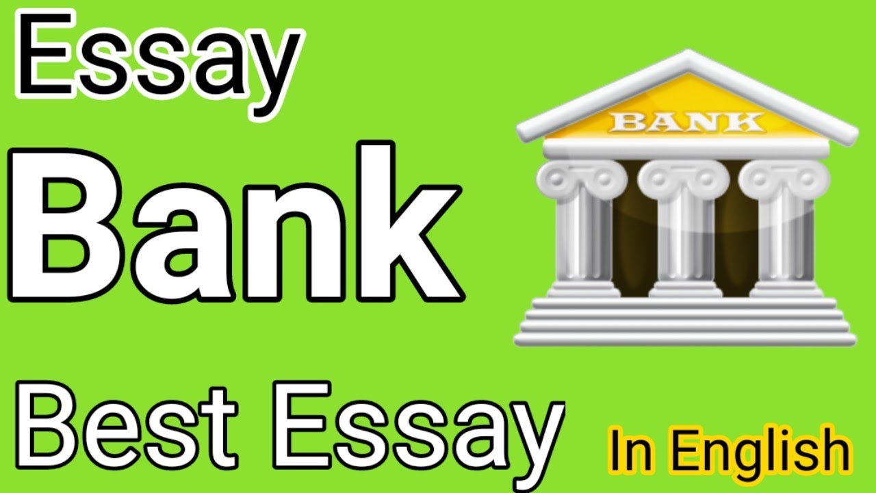 Ten lines on Bank Short Essay on Bank in English by ARJ - YouTube