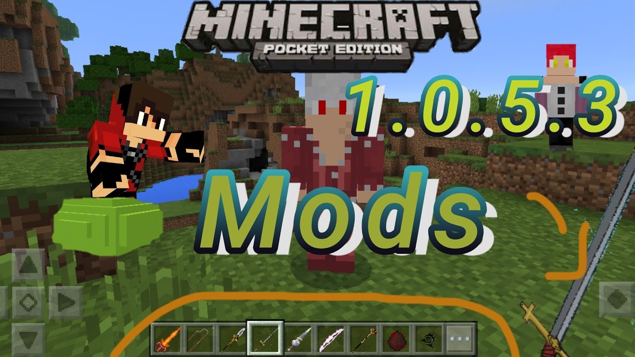 Mod para minecraft pe 1.0.5.3 actualizado - YouTube