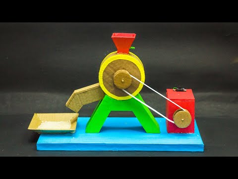 Middle School Science Projects | Rice Mill Working Model - YouTube