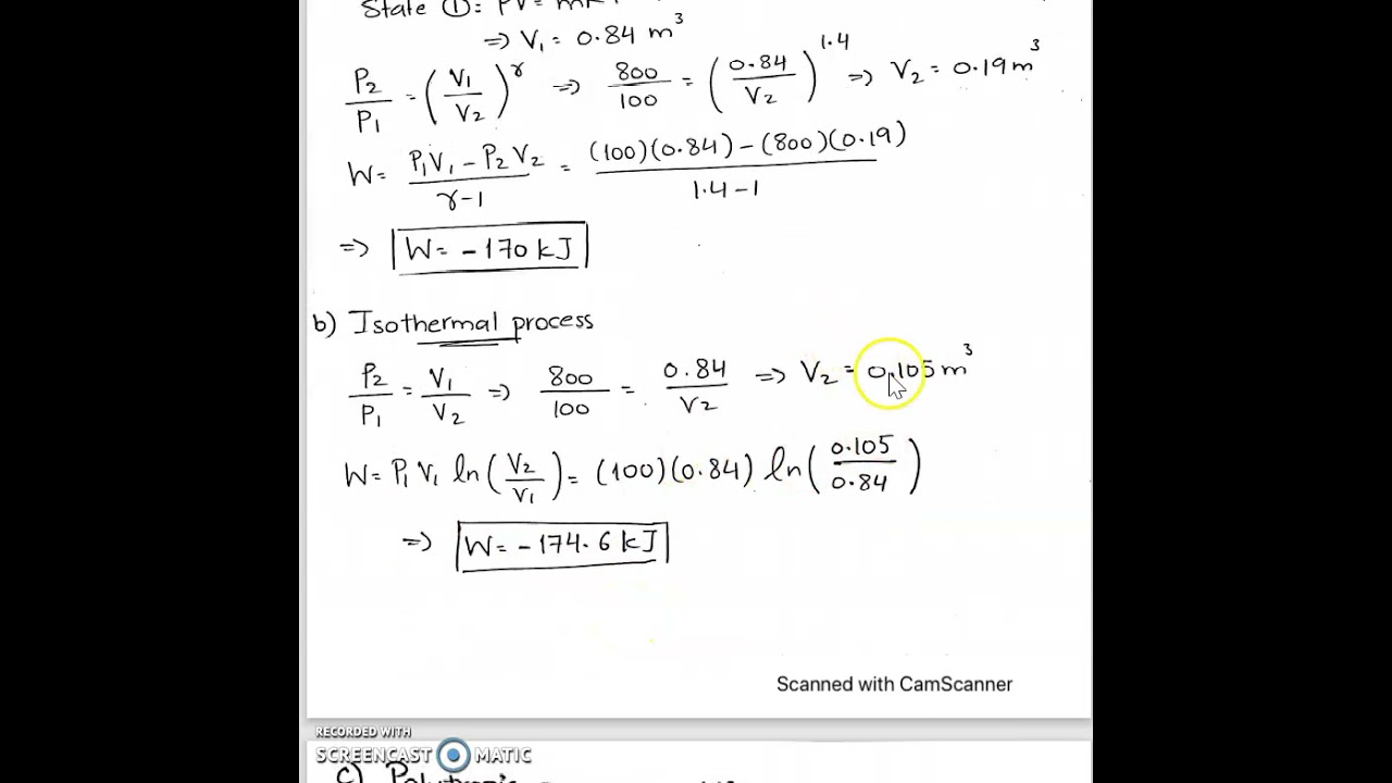 Work calculations (Part 5) - YouTube