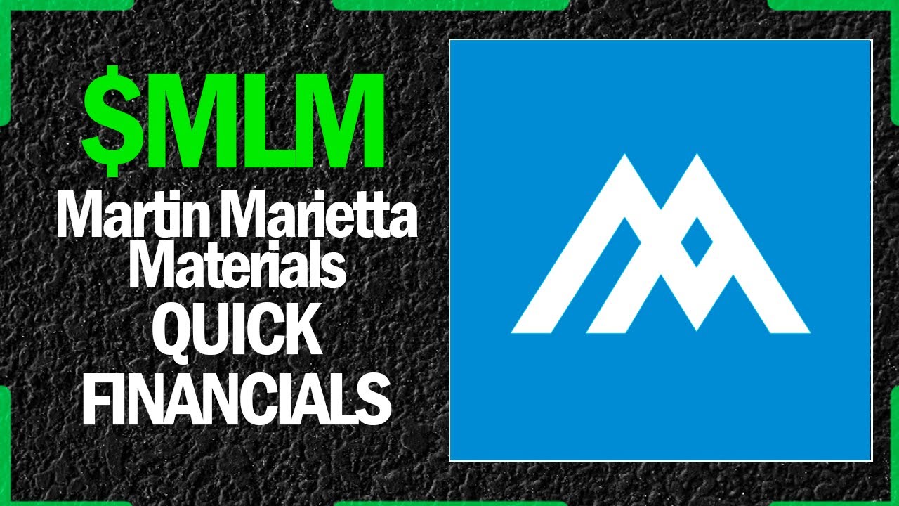 $MLM Stock - Martin Marietta Materials | Quick Financials | LAST 12 ...