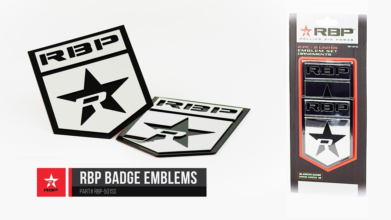 RBP 2-Piece Badge Set — RBP-501SS - YouTube