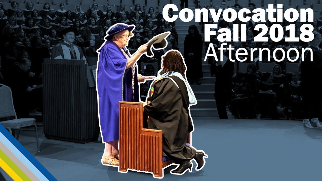 MSVU Fall Convocation 2018 - Afternoon Ceremony - YouTube