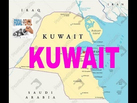 Learn How To Draw Map of Kuwait for beginners - YouTube