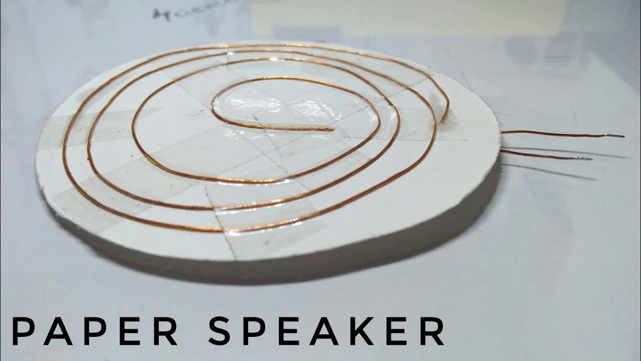 Make a Paper Speaker🔊 - YouTube