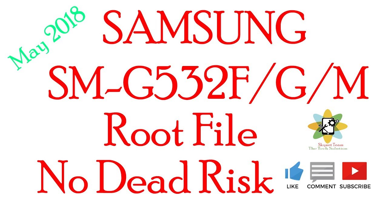 How To Root Samsung SM G532F/G/M 100% Tested No Risk - YouTube