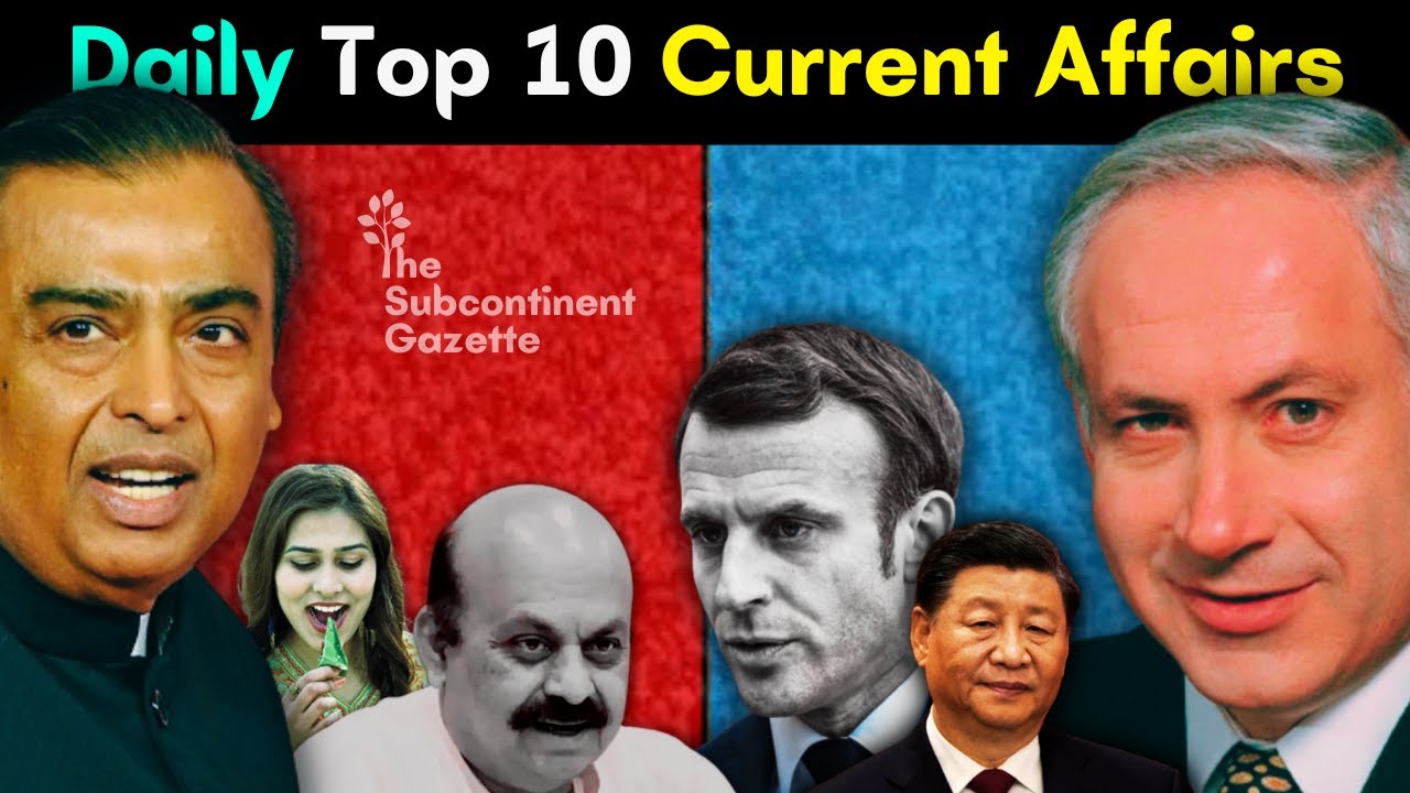 TSG | 8 April 2023 Current Affairs | Daily Current Affairs | Top 10 ...