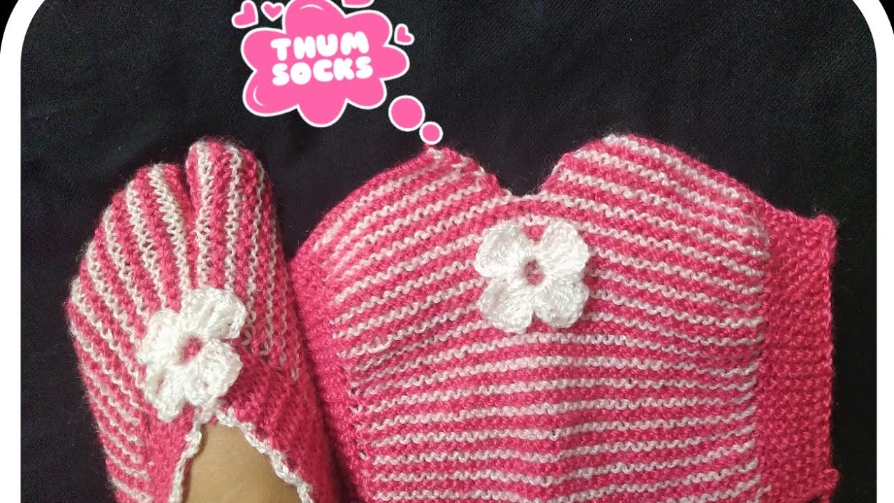 Beautiful thumb socks design for ladies - YouTube