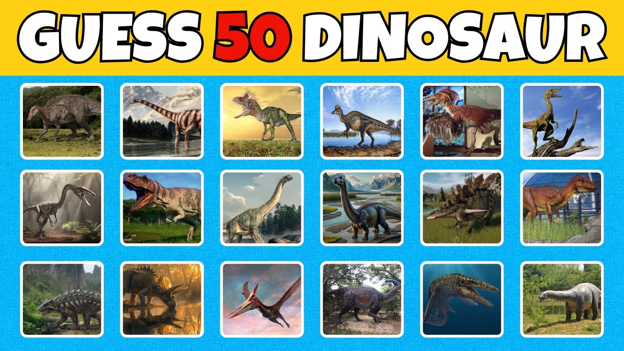 🦖🔥 Guess the Dinosaur! 🌍 Ultimate Dinosaur Quiz Challenge - YouTube