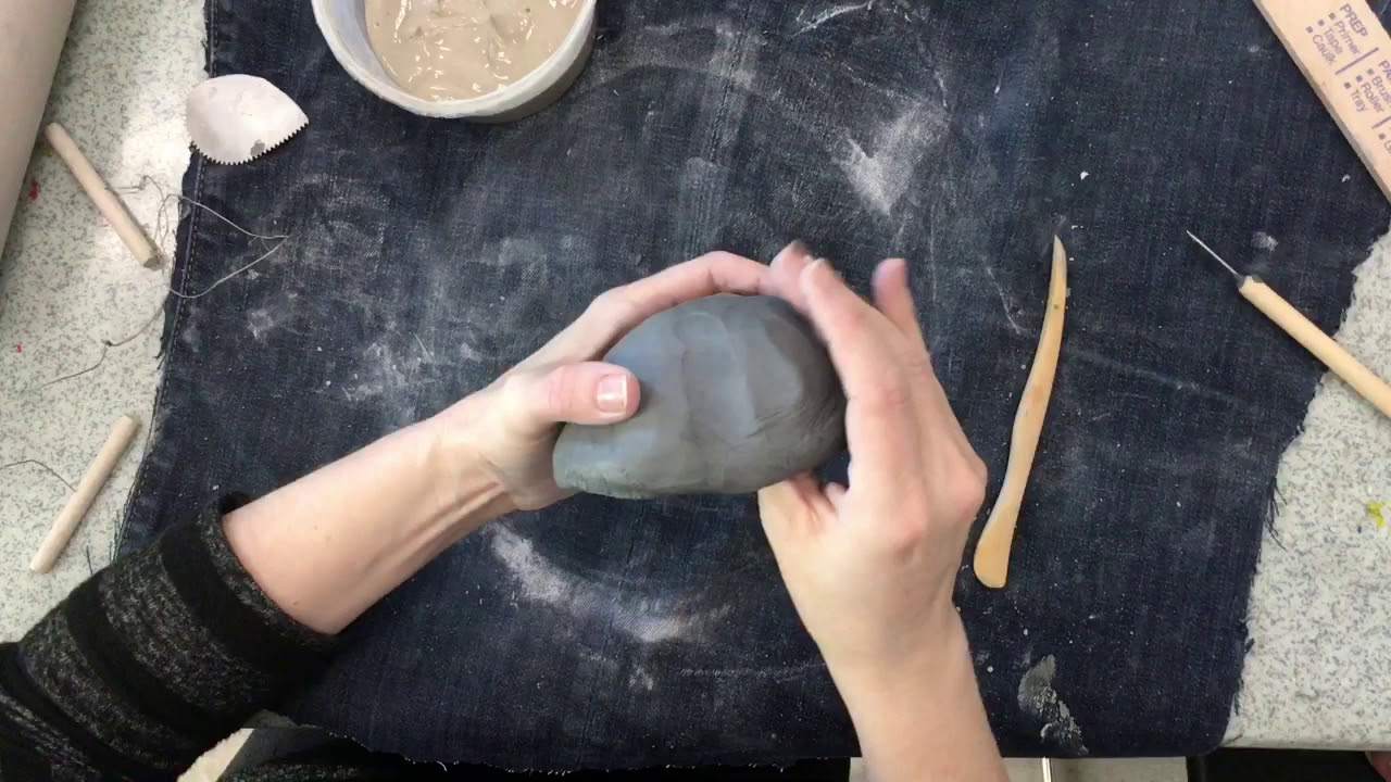 How To Make A Pinch Pot Bowl - YouTube