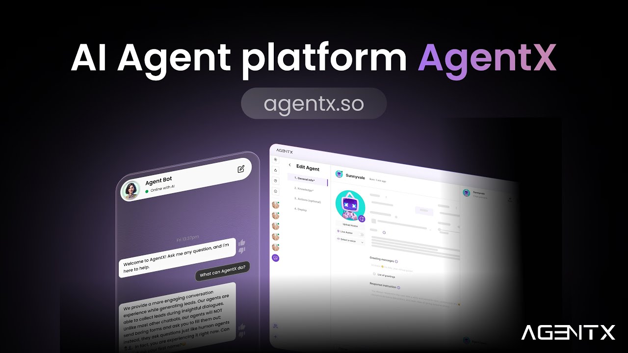 AgentX platform open cinematic video - YouTube