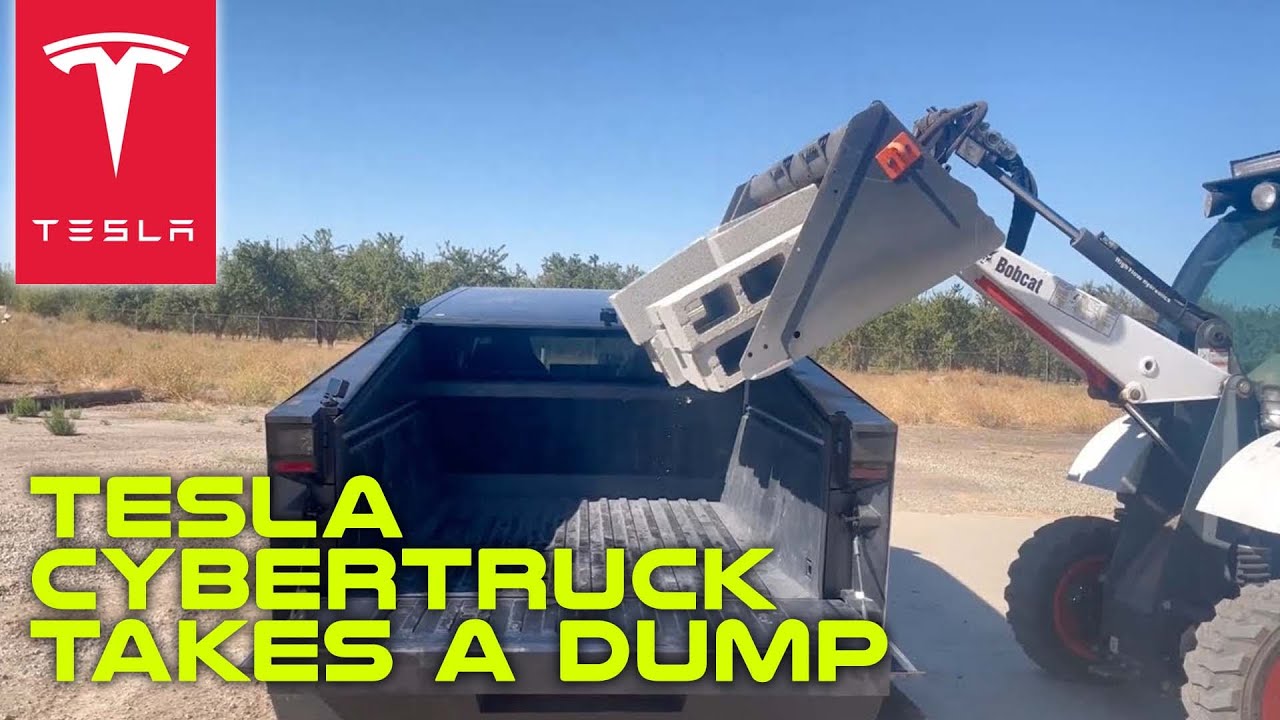 Tesla Cybertruck Takes a Dump - YouTube