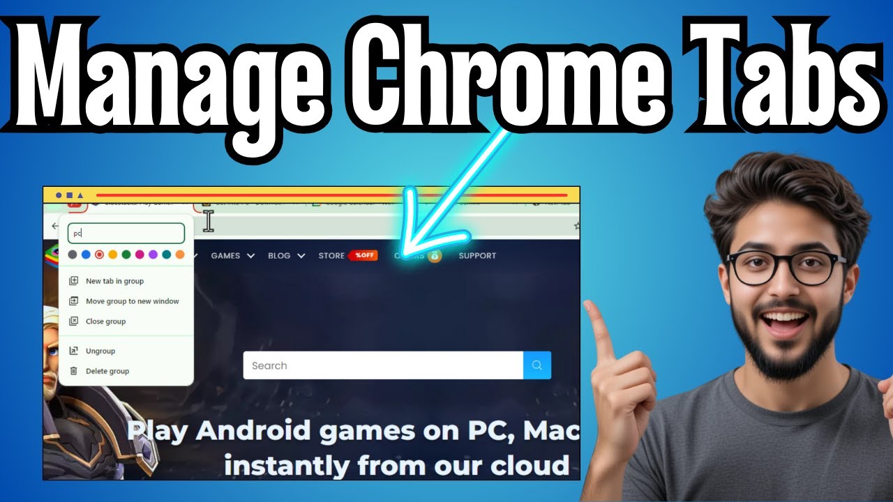 How To Organize Multiple Google Chrome Tabs - Full Tutorial - YouTube