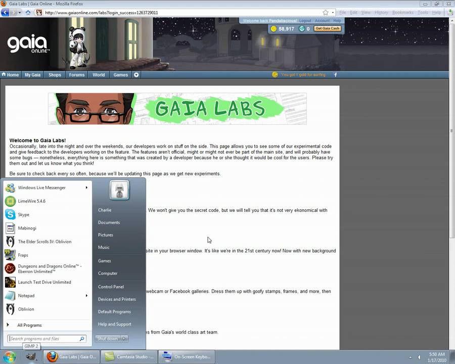 Gaia Online - Secret Code - YouTube
