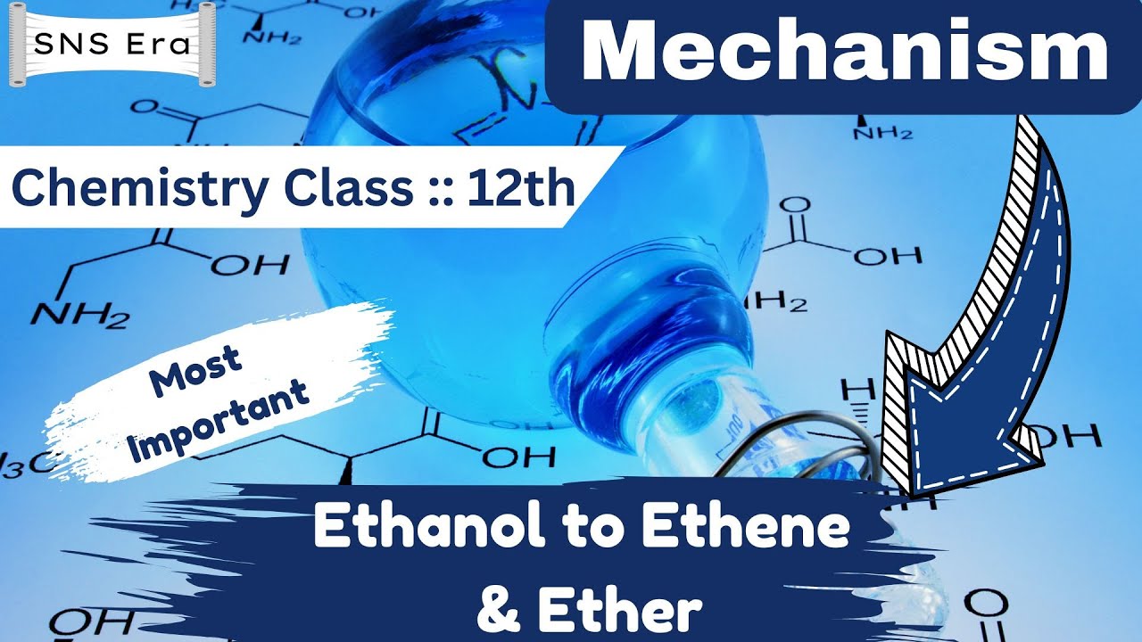 Mechanism of Ethanol to Ethene and Ether || Class 12th Chemistry || By ...