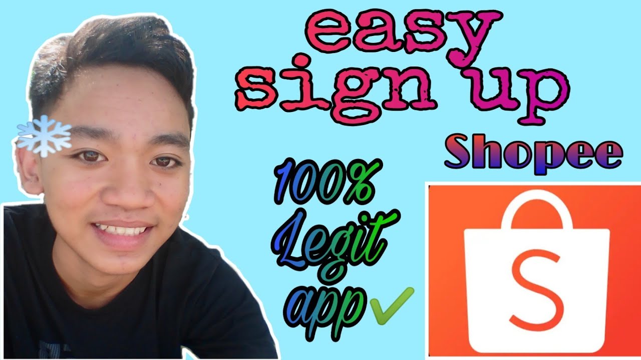 How to sign up in shopee / online selling - YouTube